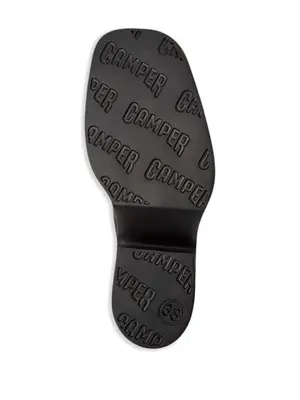 Camper Billie Leather Ankle Boots - Black