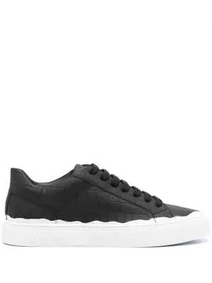 Hide&jack Croc Effect Sneakers For Women