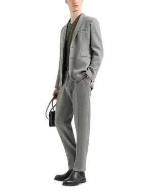 Emporio Armani Textured Stretch Blazer
