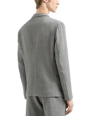 Emporio Armani Textured Stretch Blazer