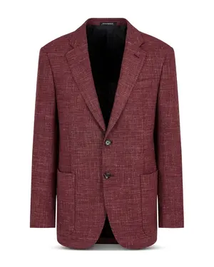 Emporio Armani Wool & Linen Blend Sport Jacket