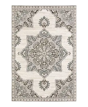 ORIENTAL WEAVERS Ellington Ell01 Area Rug, 3'10 X 5'5 - Ivory