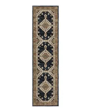 ORIENTAL WEAVERS Andorra 2281e Runner Area Rug, 2'3 X 8 - Blue