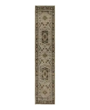 ORIENTAL WEAVERS Andorra 2442d Runner Area Rug, 2'6 X 12 - Grey