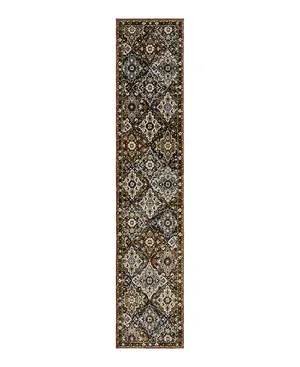 ORIENTAL WEAVERS Andorra 2408a Runner Area Rug, 2'6 X 12 - Red