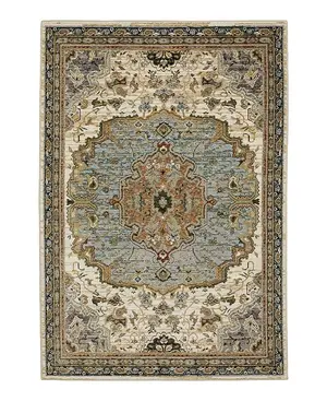 ORIENTAL WEAVERS Andorra 2451b Area Rug, 1'10 X 3'2 - Ivory