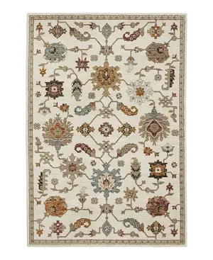 ORIENTAL WEAVERS Andorra 2419b Area Rug, 6'7 X 9'6 - Ivory
