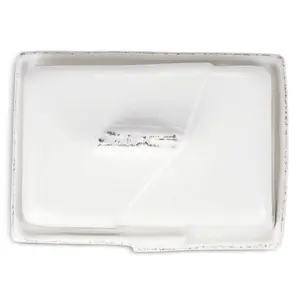 VIETRI Lastra Butter Dish
