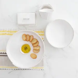 VIETRI Lastra Butter Dish