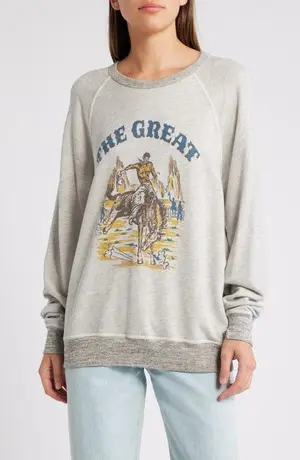 The Great. The College Rodeo Graphic Sweatshirt