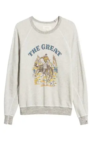 The Great. The College Rodeo Graphic Sweatshirt