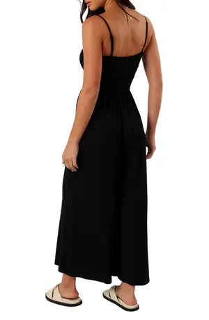 PETAL & PUP Kameron Knit Wide Leg Jumpsuit