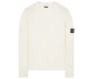 Stone Island Logo Appliqued Wool Sweater