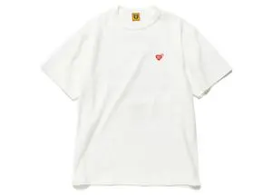 HUMAN MADE Heart Badge T-shirt - White Red