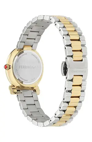FERRAGAMO Gancini Two-tone Bracelet Watch - Two Tone