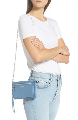Rebecca Minkoff Gabby Leather Wallet On A Chain