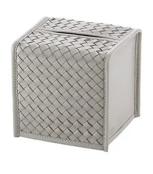 RIVIERE Woven Square Box Grey