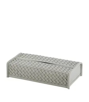 RIVIERE Woven Rectangular Box - Grey