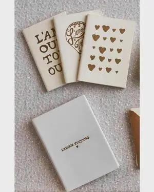 JULISKA L & Apos;amour Toujours Embossed Journal - Gold