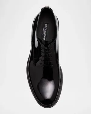 Dolce & Gabbana Patent Leather Derby Shoes