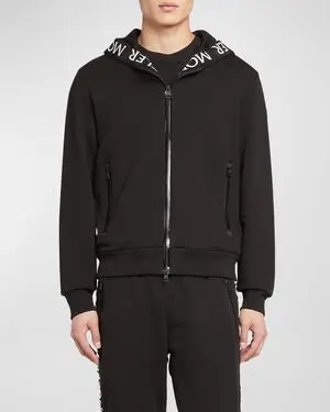 Moncler Moncler Zip-Up Hoodie - Black