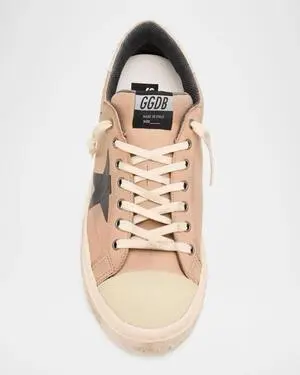 GOLDEN GOOSE Super-star Nubuck Sneakers - Beige