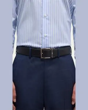 Brioni Twist Buckle Reversible Belt