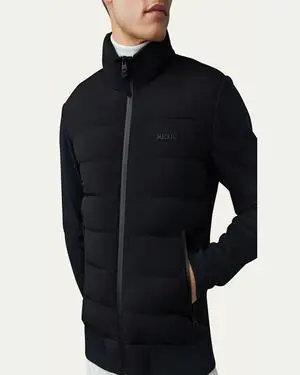 Mackage Haney City Hybrid Down Jacket - Navy
