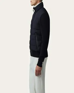 Mackage Haney City Hybrid Down Jacket - Navy