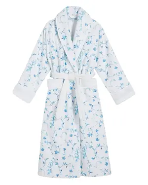 Hill House Home The Hotel Robe - Blue Botanical
