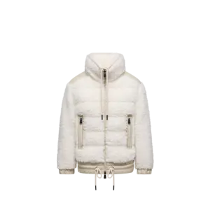 Moncler Padded Teddy Zip-up Cardigan