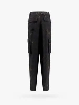 Dries Van Noten Silk Cargo Trouser