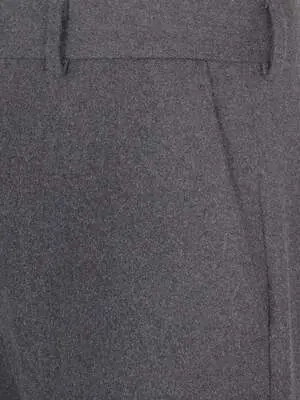 Fendi Stretch Cashmere Trousers With Logo Detail