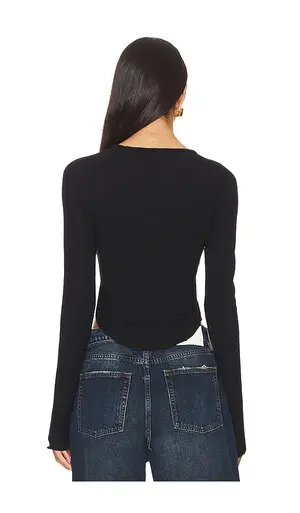 THE LINE BY K Cathal Long Sleeve T-shirt - Black