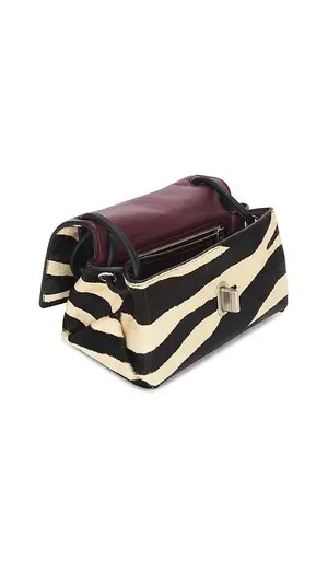 Marc Jacobs Zebra Haircalf Mini Dual Bag - Black & White