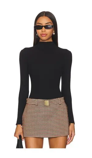 SEROYA Long Sleeve Mockneck Bodysuit