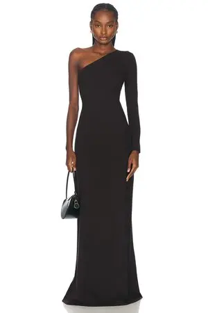 LESET Rio One Shoulder Maxi Dress