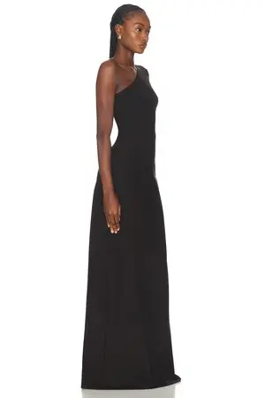 LESET Rio One Shoulder Maxi Dress