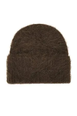 TOTEME Alpaca Knit Beanie - Pepper