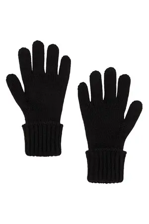 Saint Laurent Cashmere Gloves - Black
