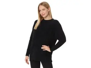 UGG Riz Top Rib Pullover Sweater - Black