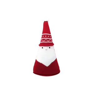MELANGE COLLECTION Santa Cone Pillow - Red