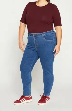 Universal Standard Seine Ankle Skinny Jeans - Odeon Blue