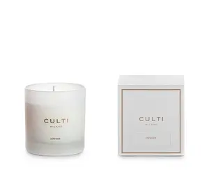 CULTI MILANO White Vase Candle, 9.5 Oz