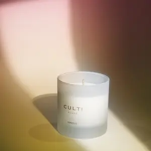 CULTI MILANO White Vase Candle, 9.5 Oz