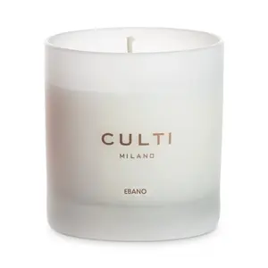 CULTI MILANO White Vase Candle, 9.5 Oz