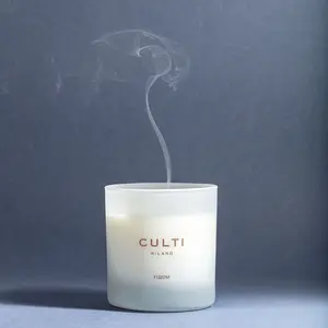 CULTI MILANO White Vase Candle, 9.5 Oz