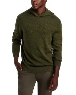 ALEX CRANE Campo Wool Sweater Hoodie - Pine