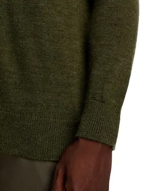 ALEX CRANE Campo Wool Sweater Hoodie - Pine