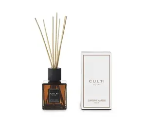 CULTI MILANO Decor Classic Supreme Amber Reed Diffuser, 8.45 Fl. Oz